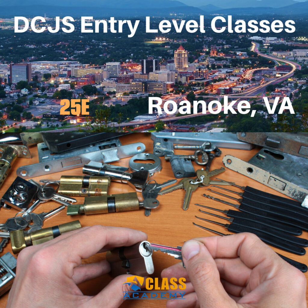 Roanoke - 25E 2024 - A Class Academy | DCJS accredited online school